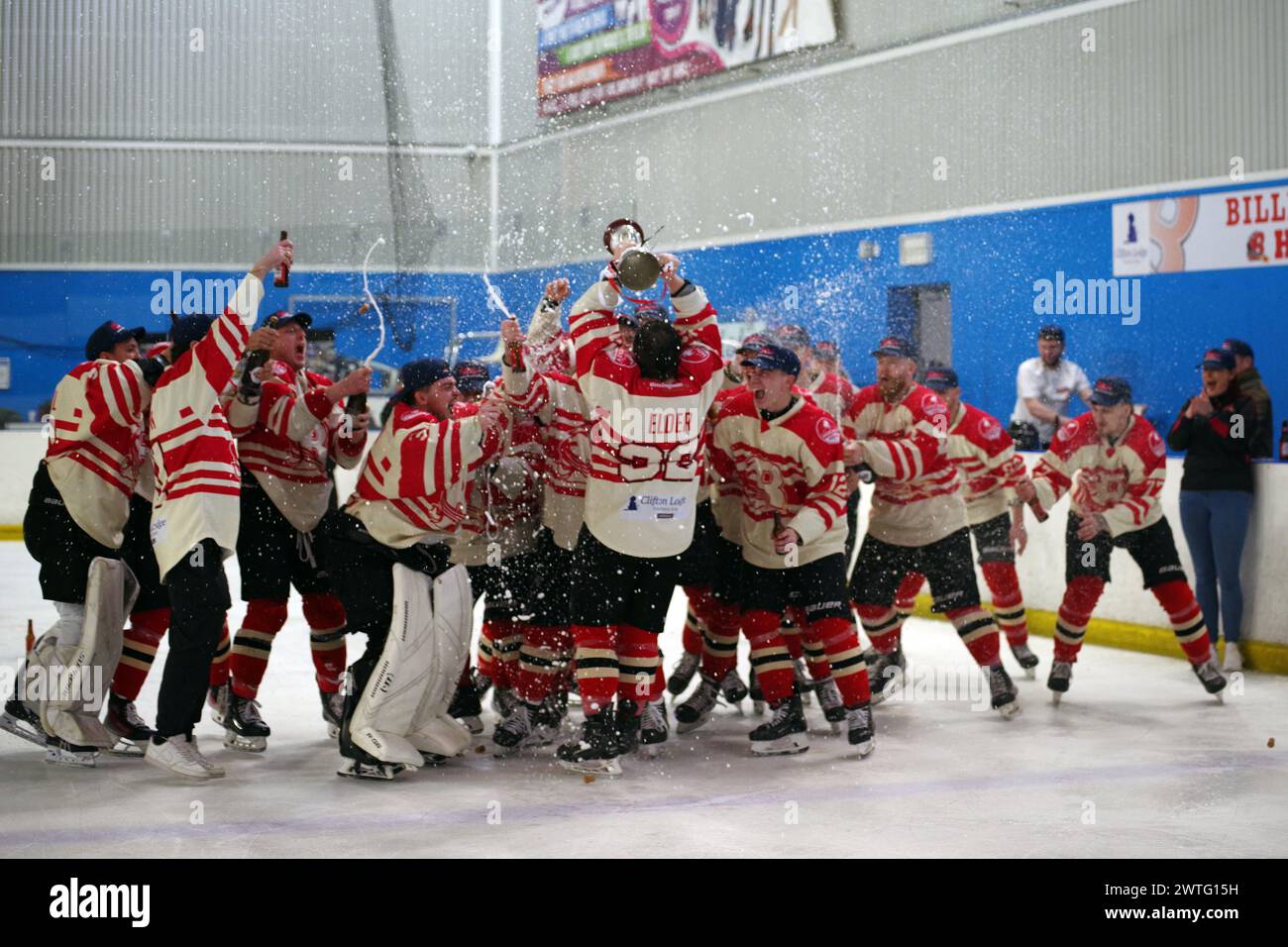 Billingham, 17 March 2024. Presentation of the NIHL Division 1 North ...