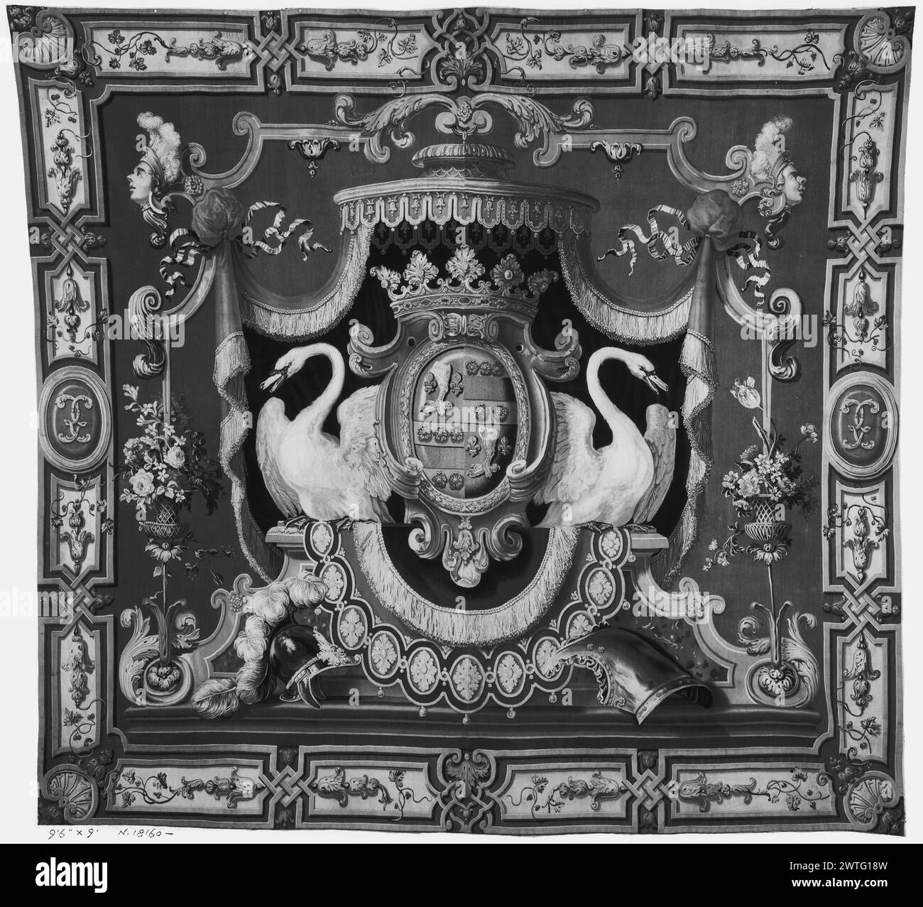 Chancellerie portière with the arms of the Greder Family of Solothurn ...