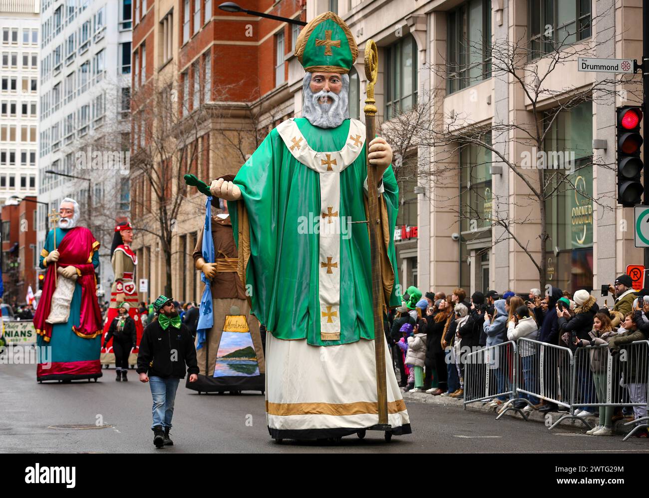 Montreal, Quebec, Canada. 17th Mar, 2024. Montreal's 2024 St. Patrick's ...