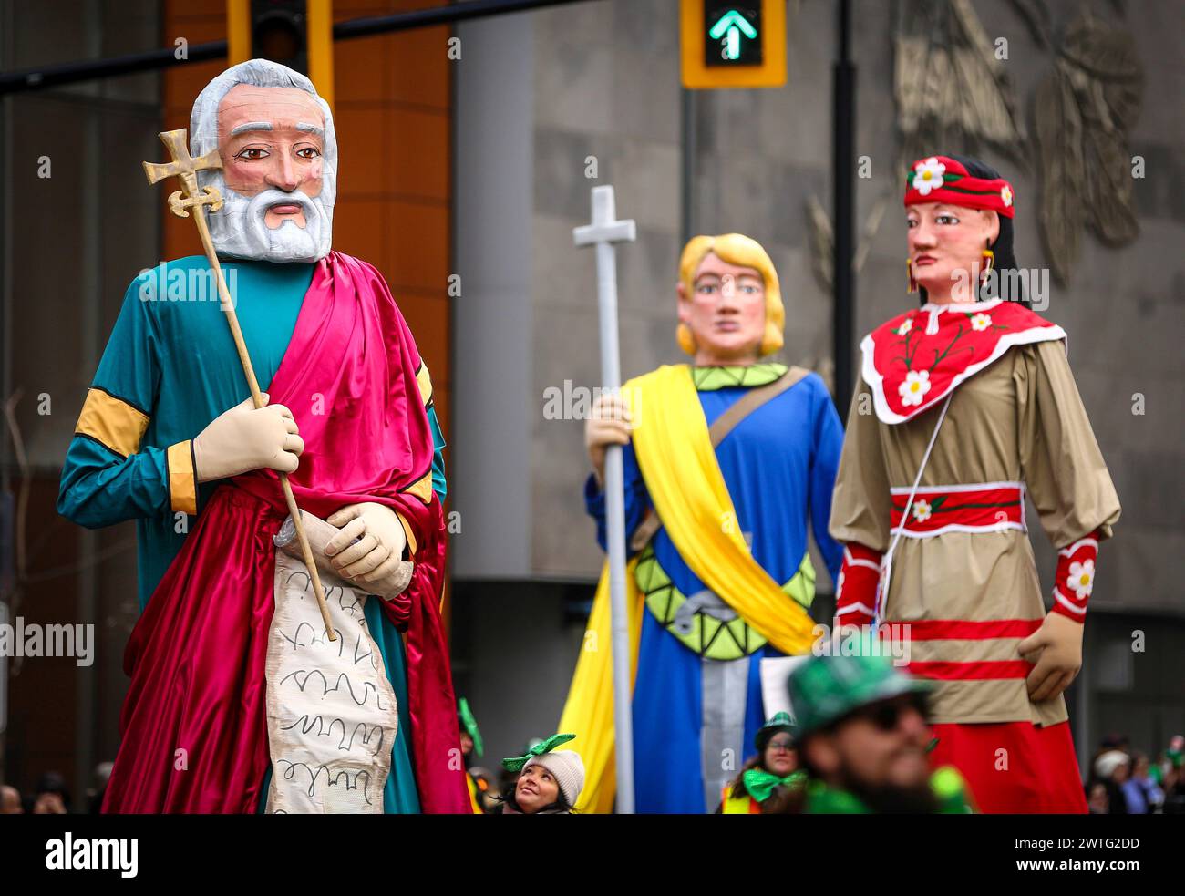 Montreal, Quebec, Canada. 17th Mar, 2024. Montreal's 2024 St. Patrick's ...