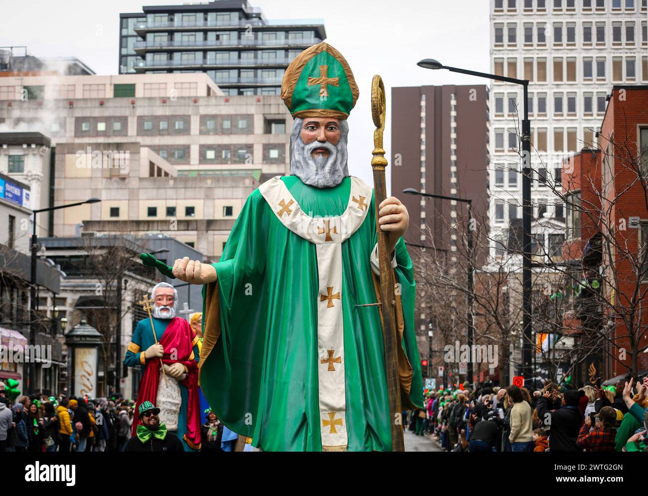 Montreal, Quebec, Canada. 17th Mar, 2024. Montreal's 2024 St. Patrick's ...