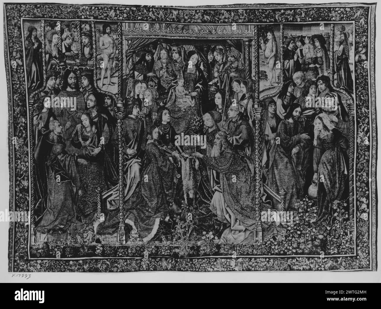Nativity of the virgin 1525 Black and White Stock Photos & Images - Alamy
