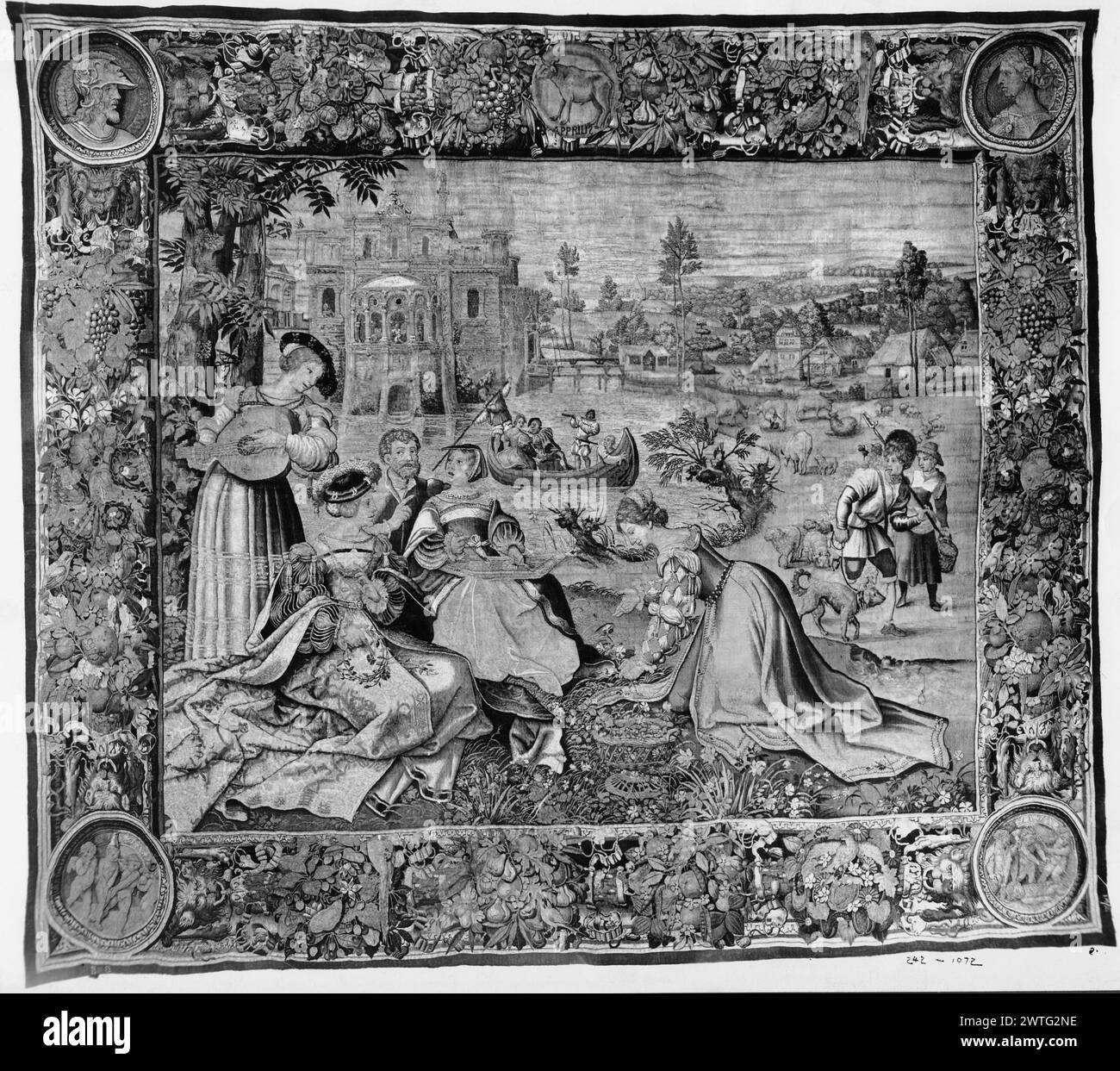 April. Master of the Months of Lucas (Netherlandish (before 1600), 1494 ...