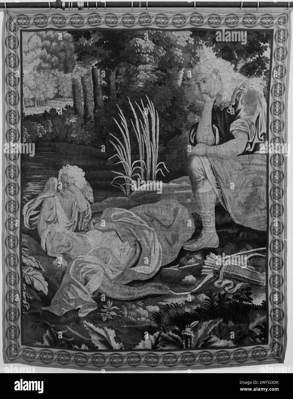 Cephalus and Cupid mourning death of Procris. unknown c. 1690-1720 ...