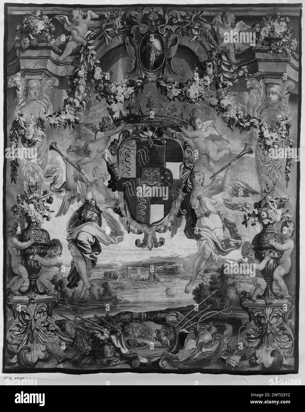 Hamburger coat of arms Black and White Stock Photos & Images - Alamy