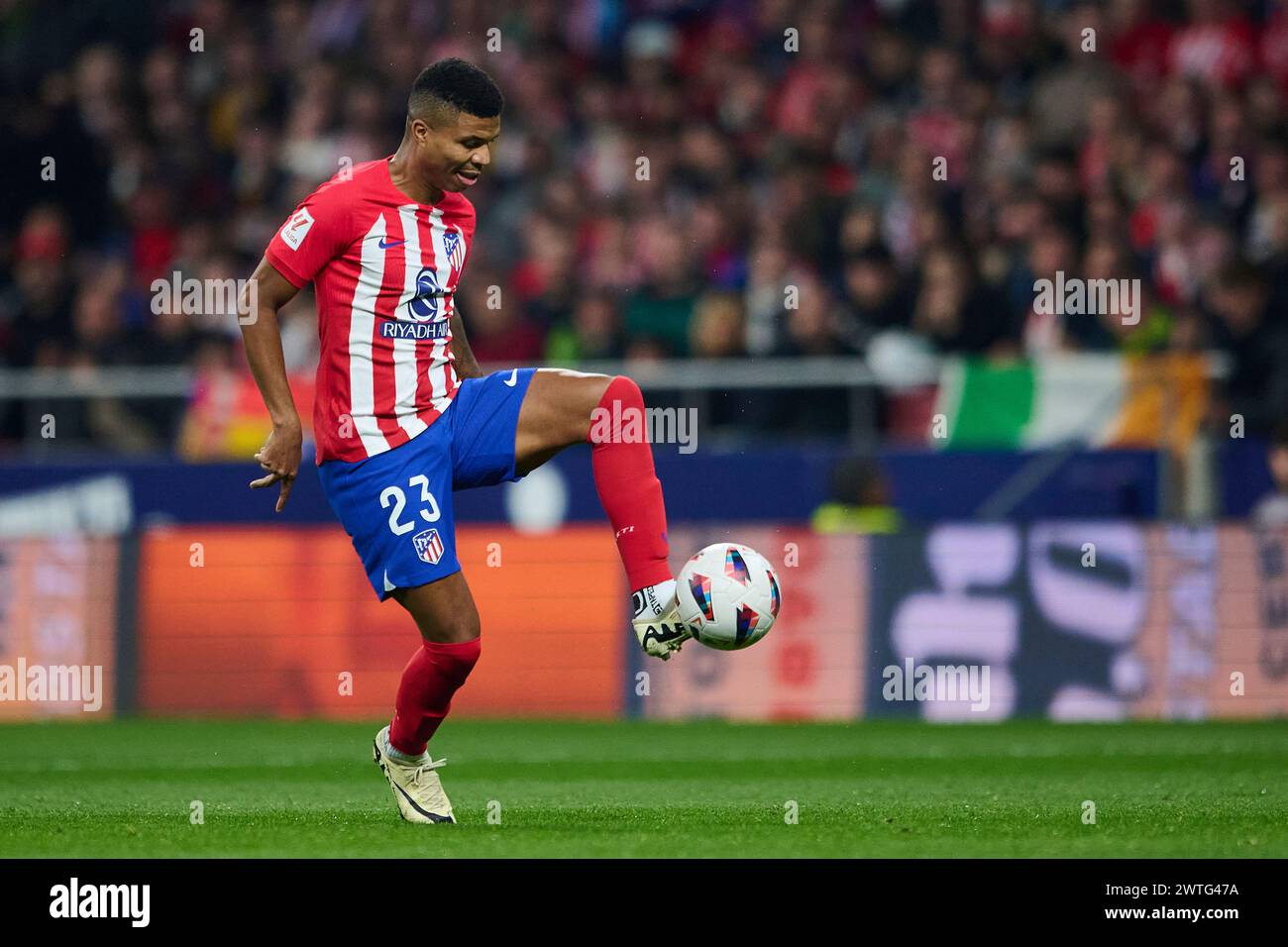 MADRID, SPAIN - MARCH 17: Reinildo Mandava Left-Back of Atletico de ...