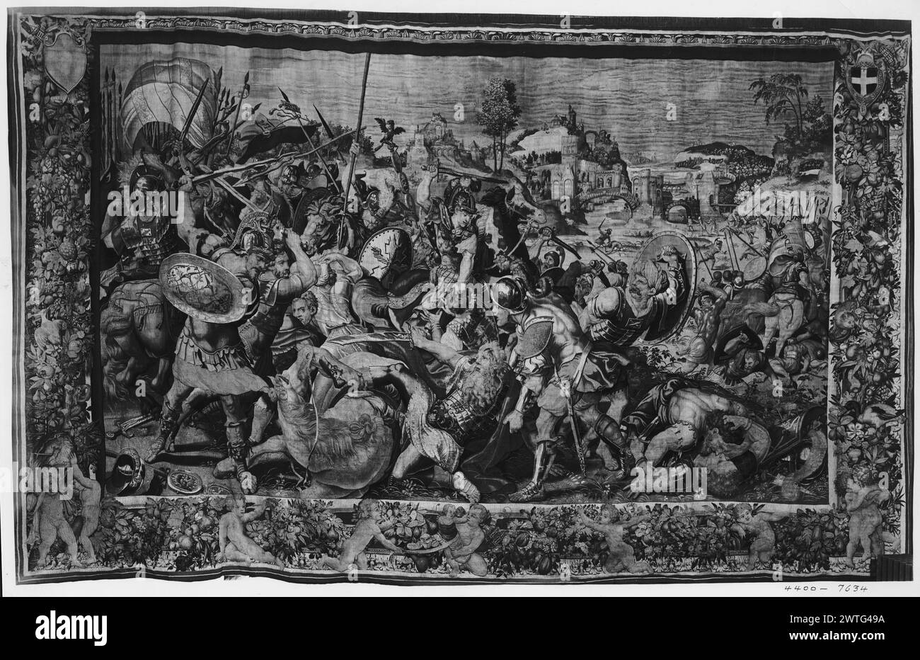 Battle of Ticinus. Giulio Romano (Italian, 1492/99-1546) (designed ...