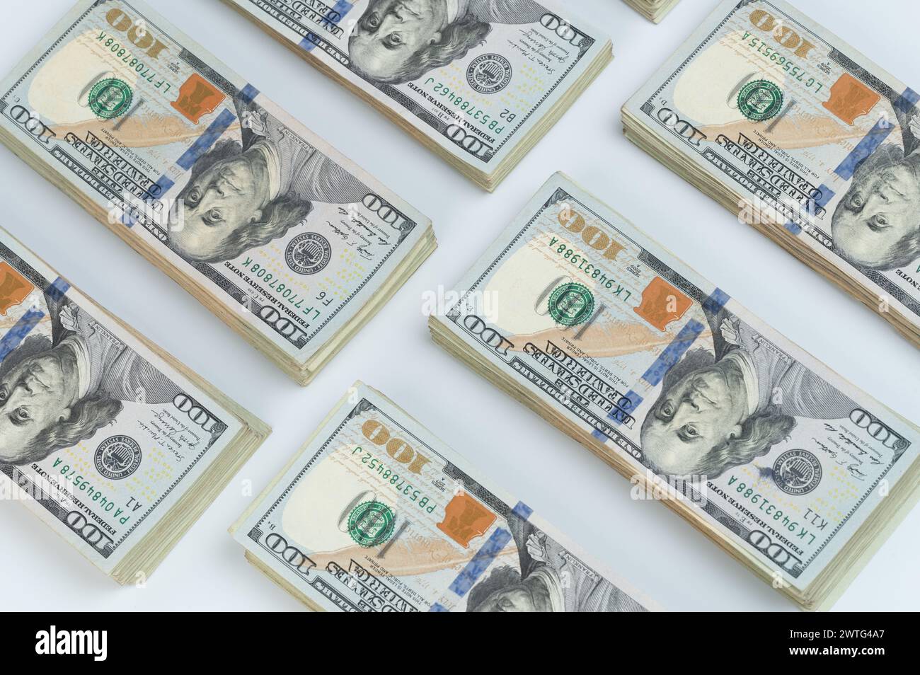us dollars background in diagonal order Stock Photo - Alamy
