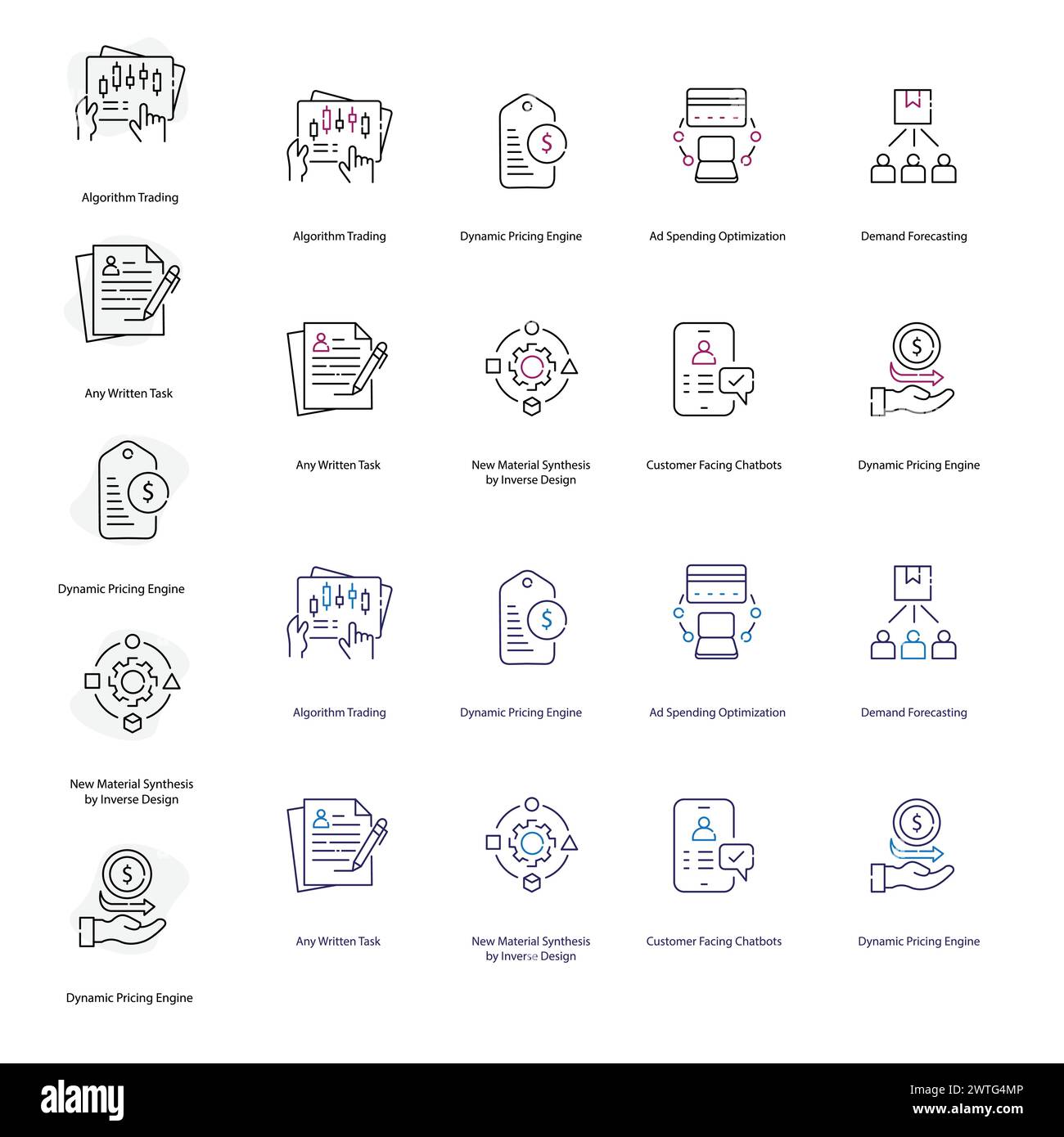 Iconography symbols Cut Out Stock Images & Pictures - Alamy