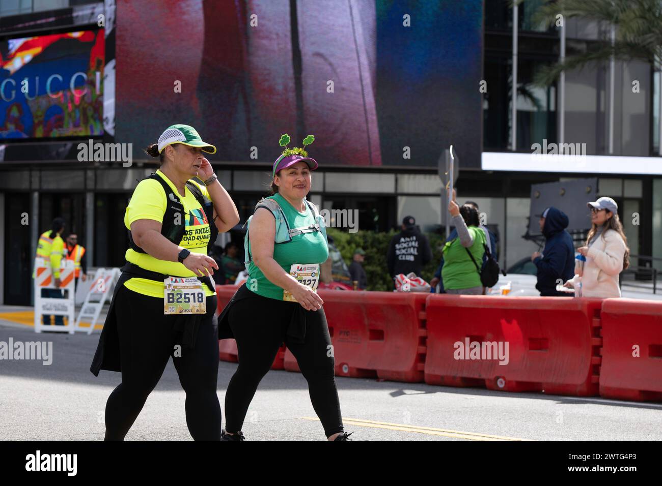 Los Angeles Marathon 2024 Stock Photo - Alamy