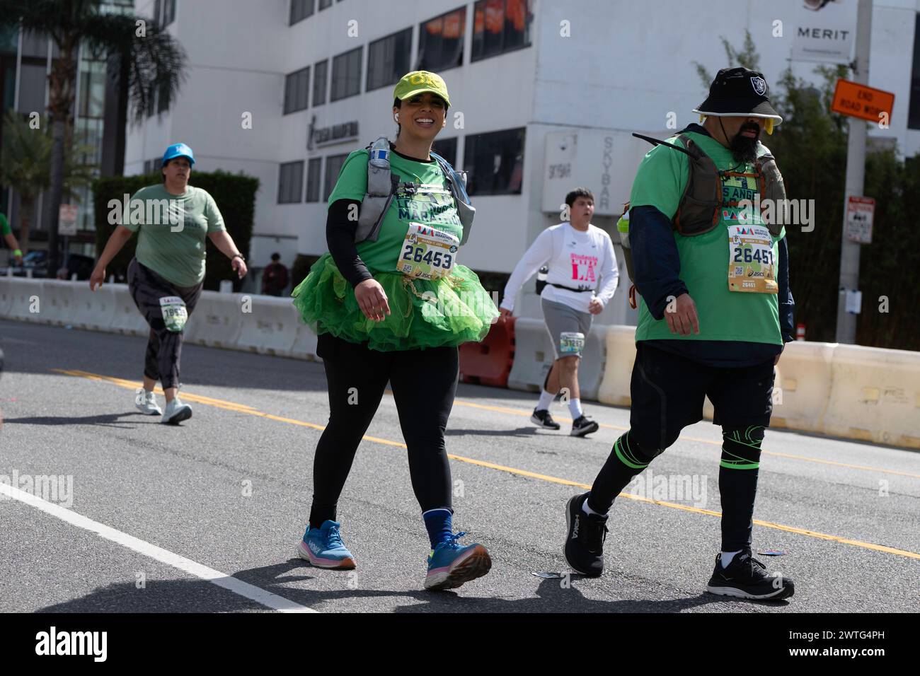 Los Angeles Marathon 2024 Stock Photo - Alamy