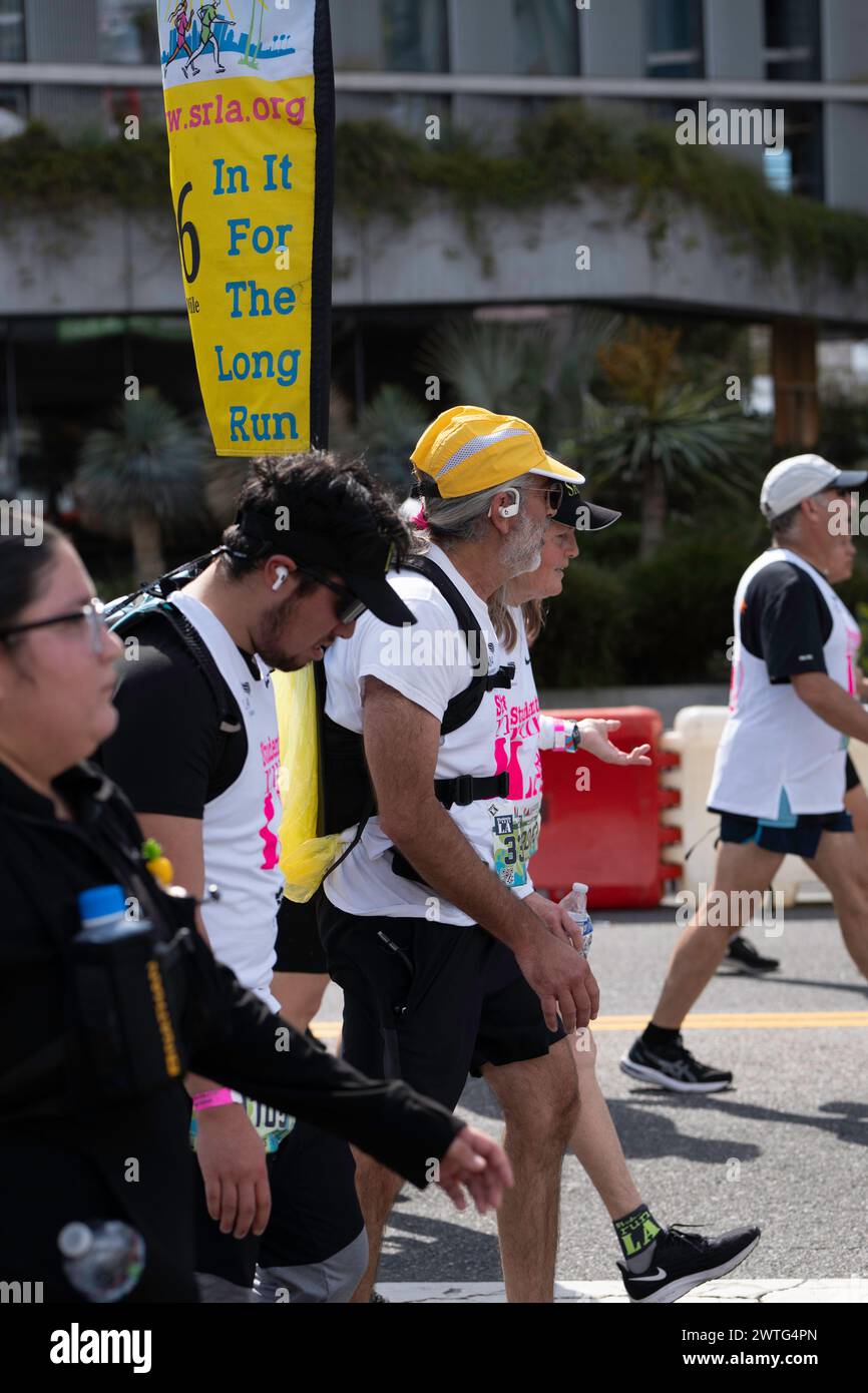 Los Angeles Marathon 2024 Stock Photo - Alamy