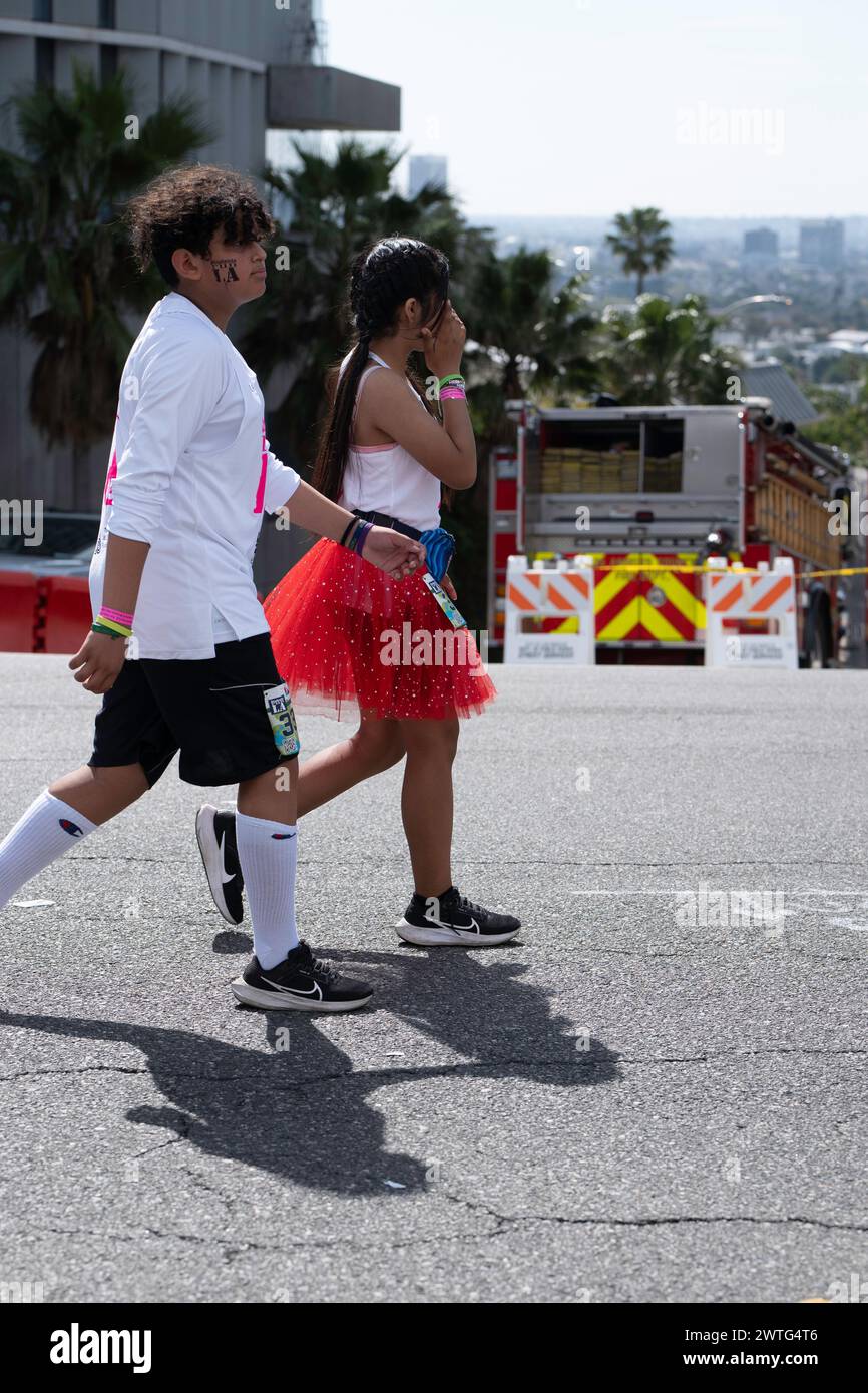 Los Angeles Marathon 2024 Stock Photo - Alamy