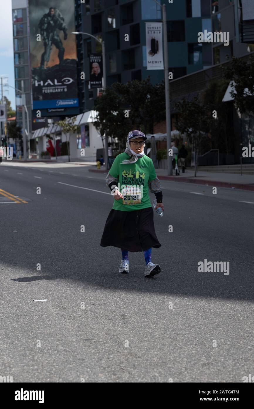 Los Angeles Marathon 2024 Stock Photo - Alamy