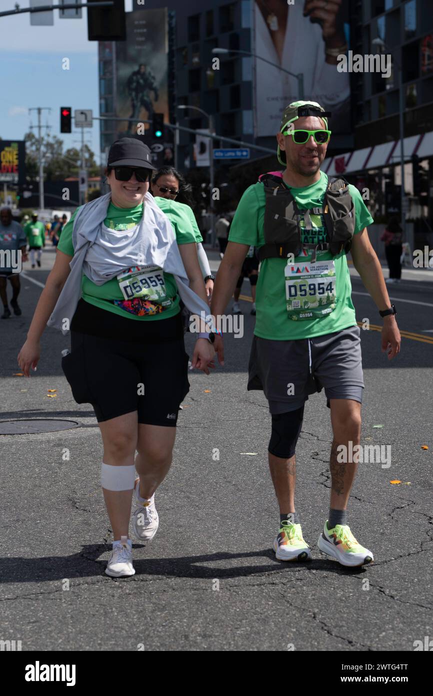 Los Angeles Marathon 2024 Stock Photo - Alamy
