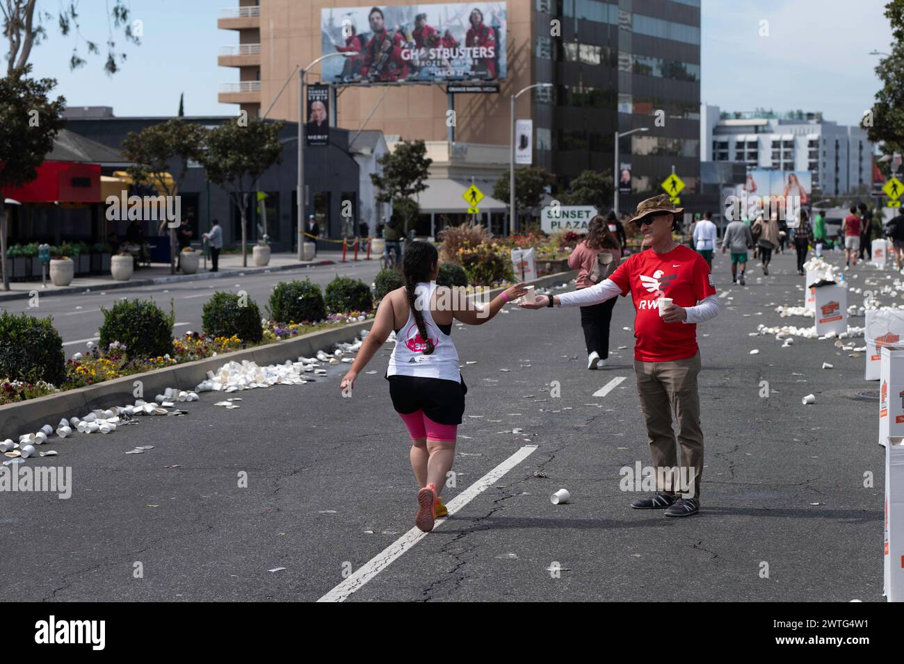 Los Angeles Marathon 2024 Stock Photo - Alamy