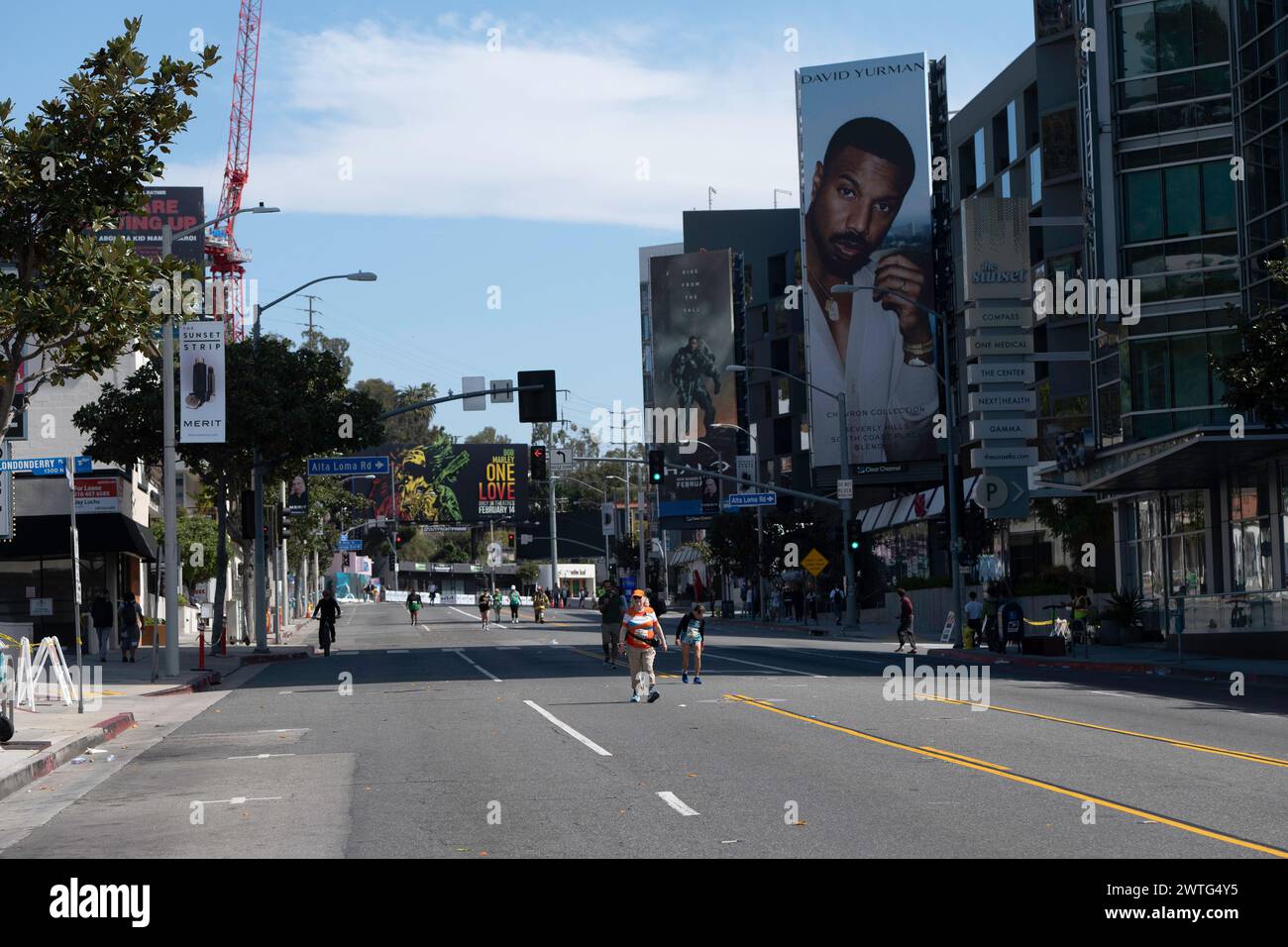 Los Angeles Marathon 2024 Stock Photo - Alamy