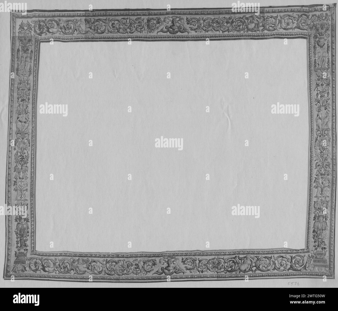 Rinceau border. unknown c. 1695-1725 Tapestry Materials/Techniques ...