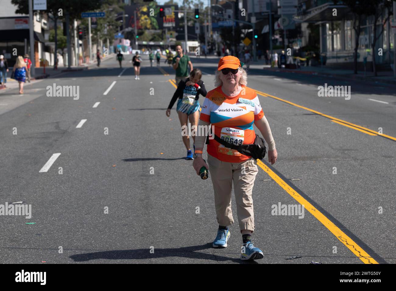 Los Angeles Marathon 2024 Stock Photo - Alamy