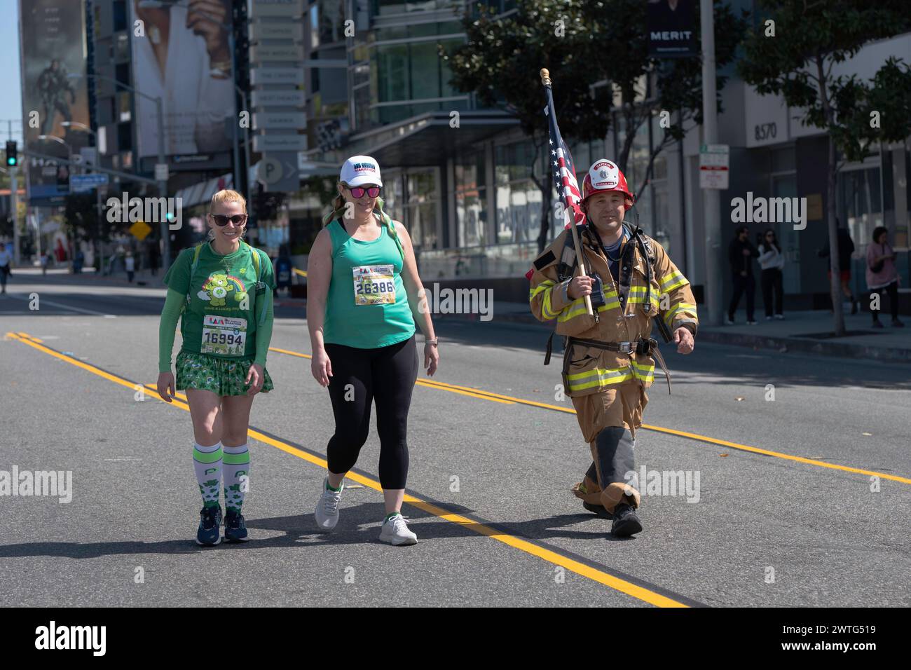 Los Angeles Marathon 2024 Stock Photo - Alamy