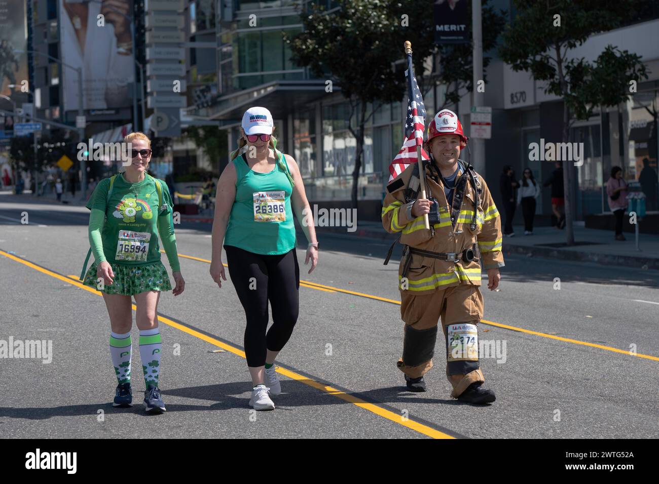 Los Angeles Marathon 2024 Stock Photo - Alamy