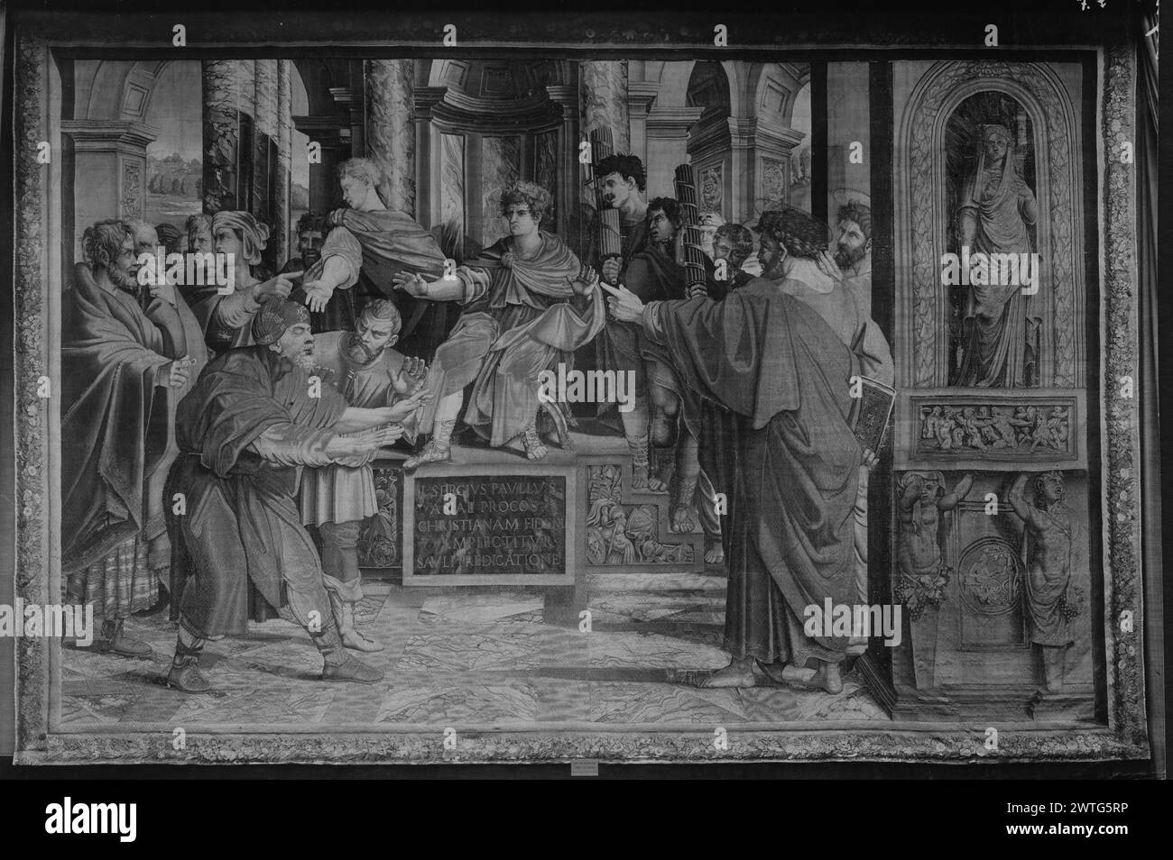 Sorcerer Elymas (Elymes, Bar-Jesus), is struck blind by St. Paul ...