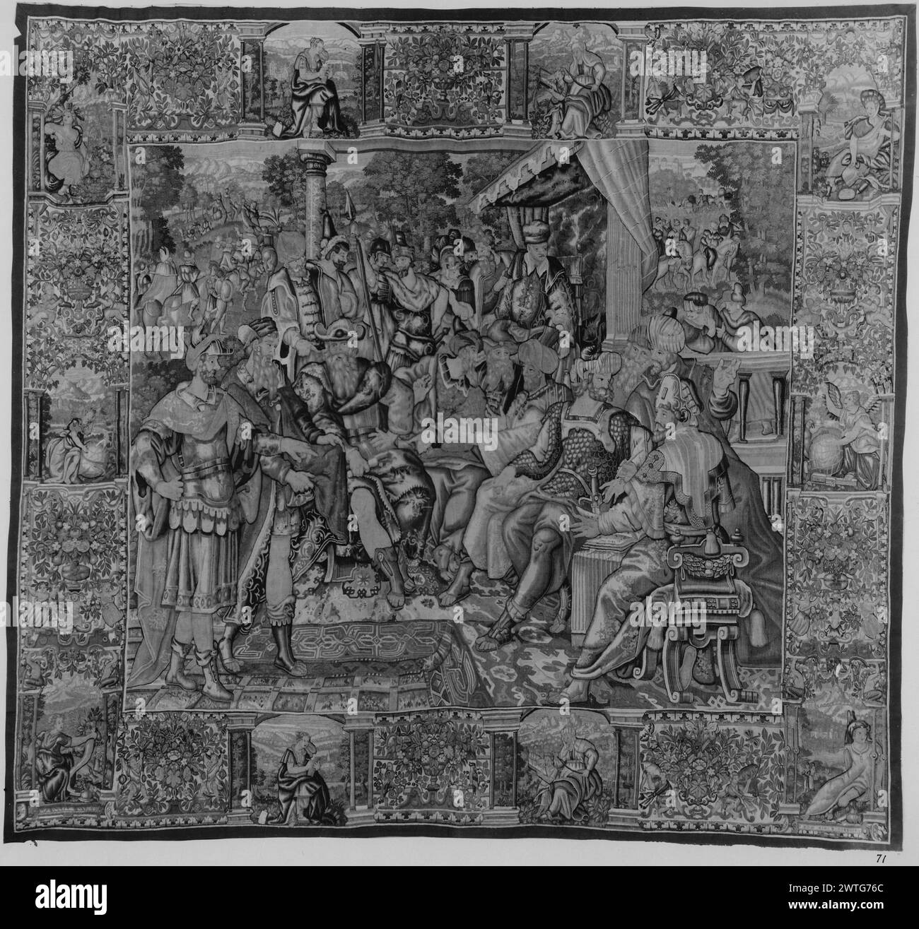 Female figures seated Black and White Stock Photos & Images - Alamy