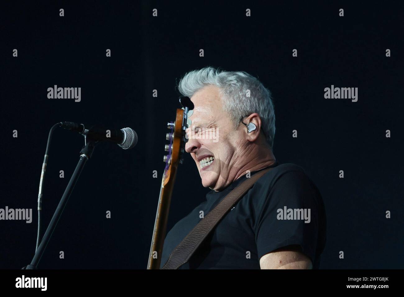 David Summers, from Spanish band Hombres G, performs at the Vive Latino ...