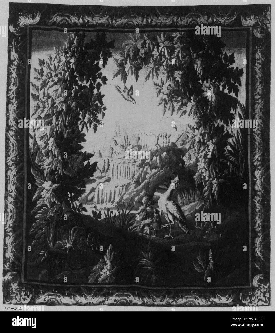 Birds With Waterfall Unknown C 1725 1775 Tapestry Materialstechniques Unknown Culture