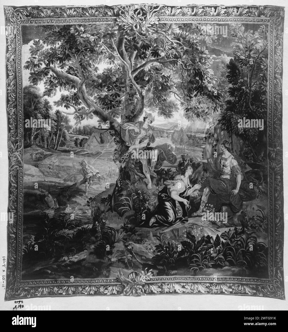 Landscape with Mercury (Hermes), Ceres (Demeter) and Jupiter (Zeus ...