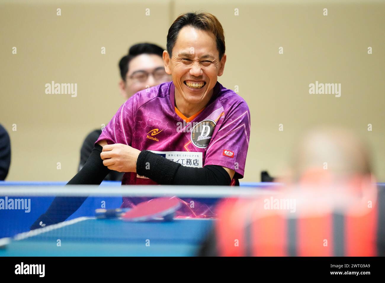 Kobe, Japan. 17th Mar, 2024. Shinichi Yoshida (JPN) Para Table Tennis ...