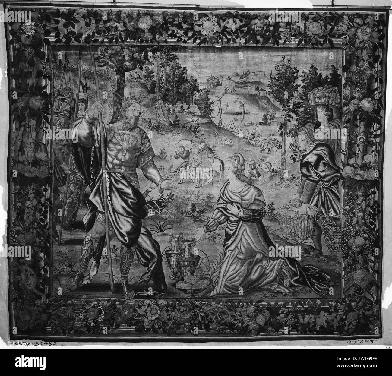 David and Abigail. unknown c. 1535-1550 Tapestry Dimensions: H 10'9" x ...