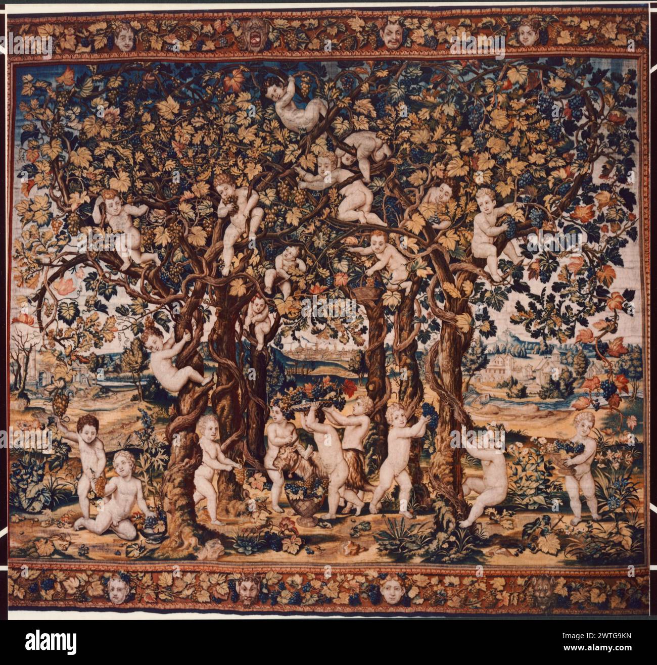 Children playing among trellises. Giulio Romano (Italian, 1492/99-1546 ...