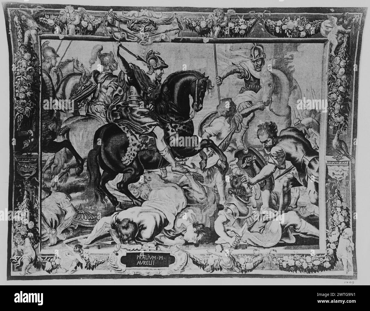 Battle of Marcus Aurelius. unknown c. 1640-1650 Tapestry Dimensions: H ...