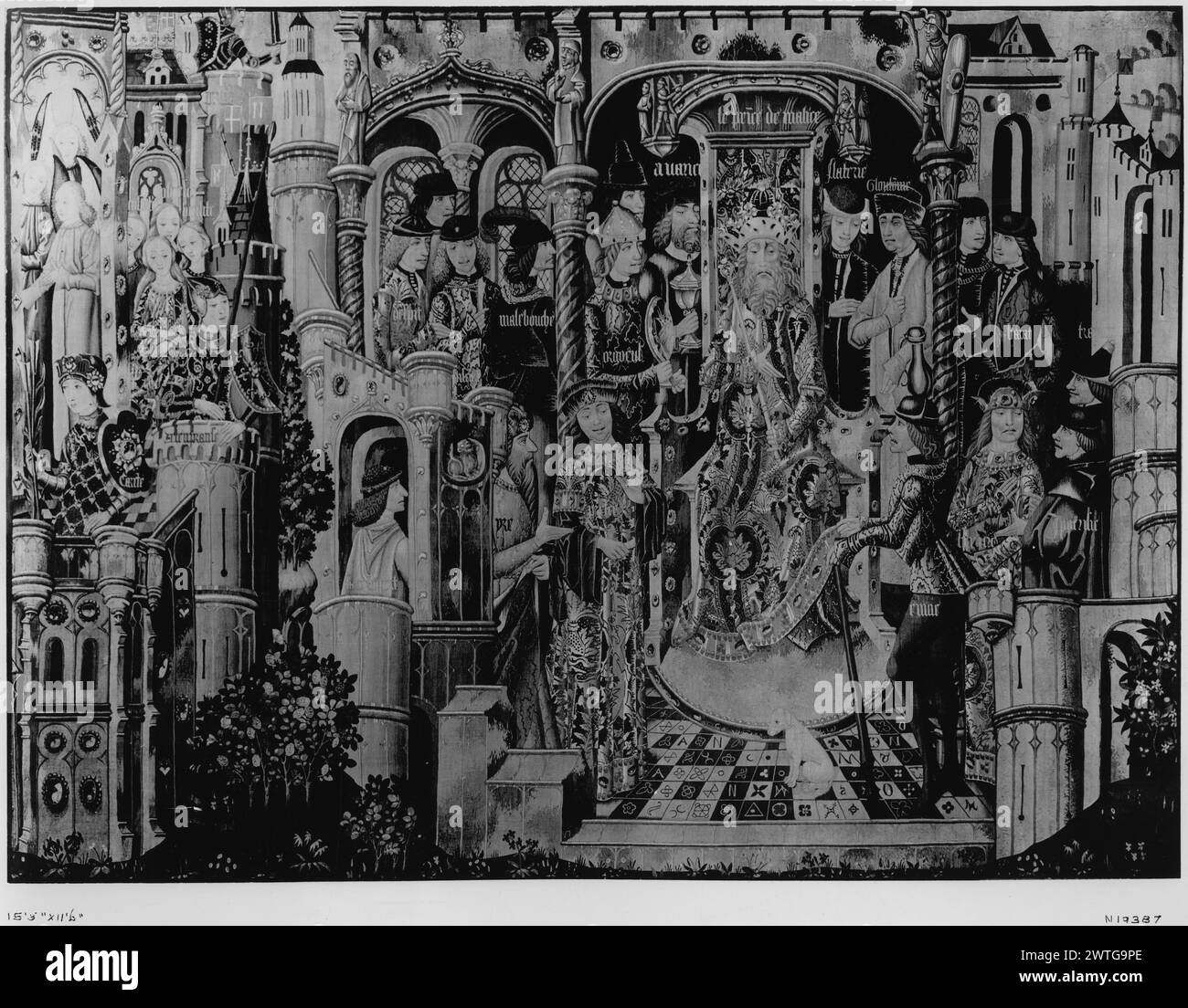 Prince of Malice. unknown c. 14501475 Tapestry Dimensions: H 11'6" x W ...