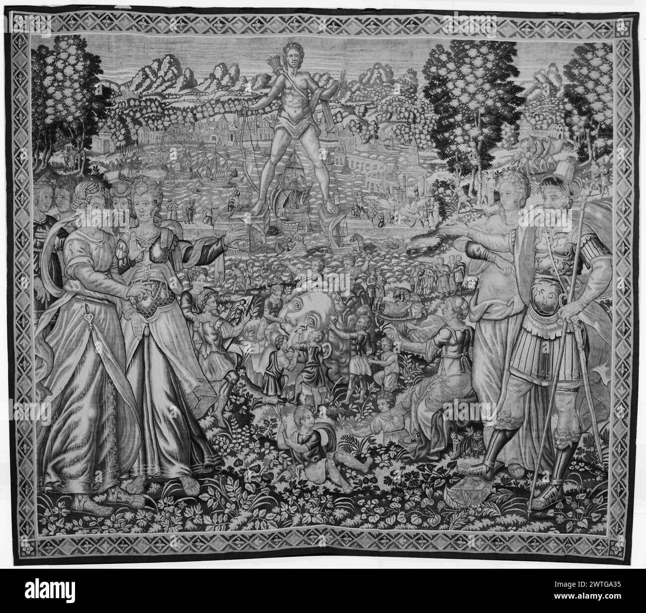 Colossus of Rhodes. Heemskerck, Marten van (Netherlandish (before 1600 ...