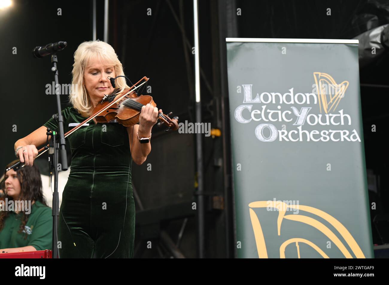 London, UK. 17th Mar, 2024. Irene Bird of The London Celtic Youth ...