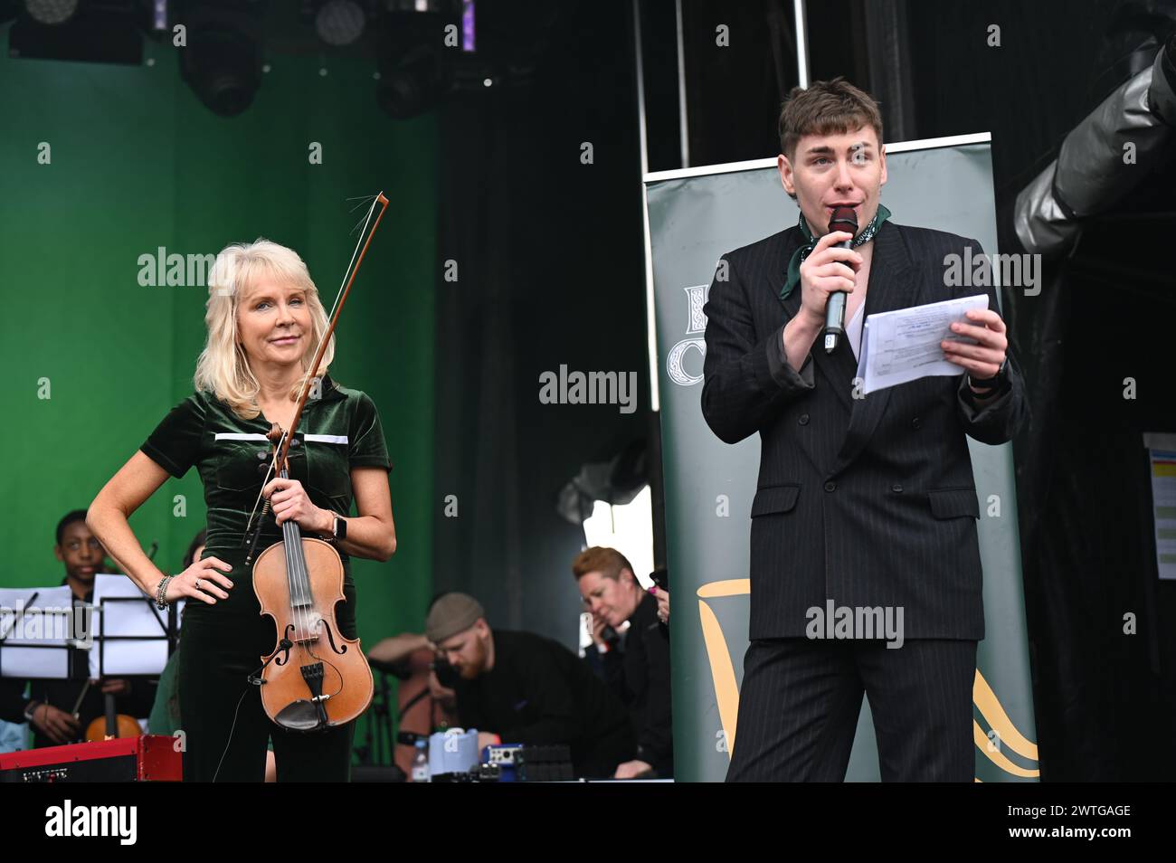 London, UK. 17th Mar, 2024. Irene Bird of The London Celtic Youth ...