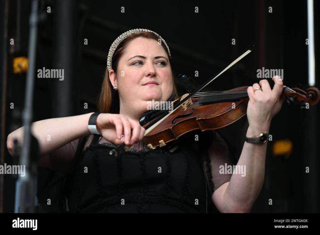 London, UK. 17th Mar, 2024. The London Celtic Youth Orchestra preforms ...