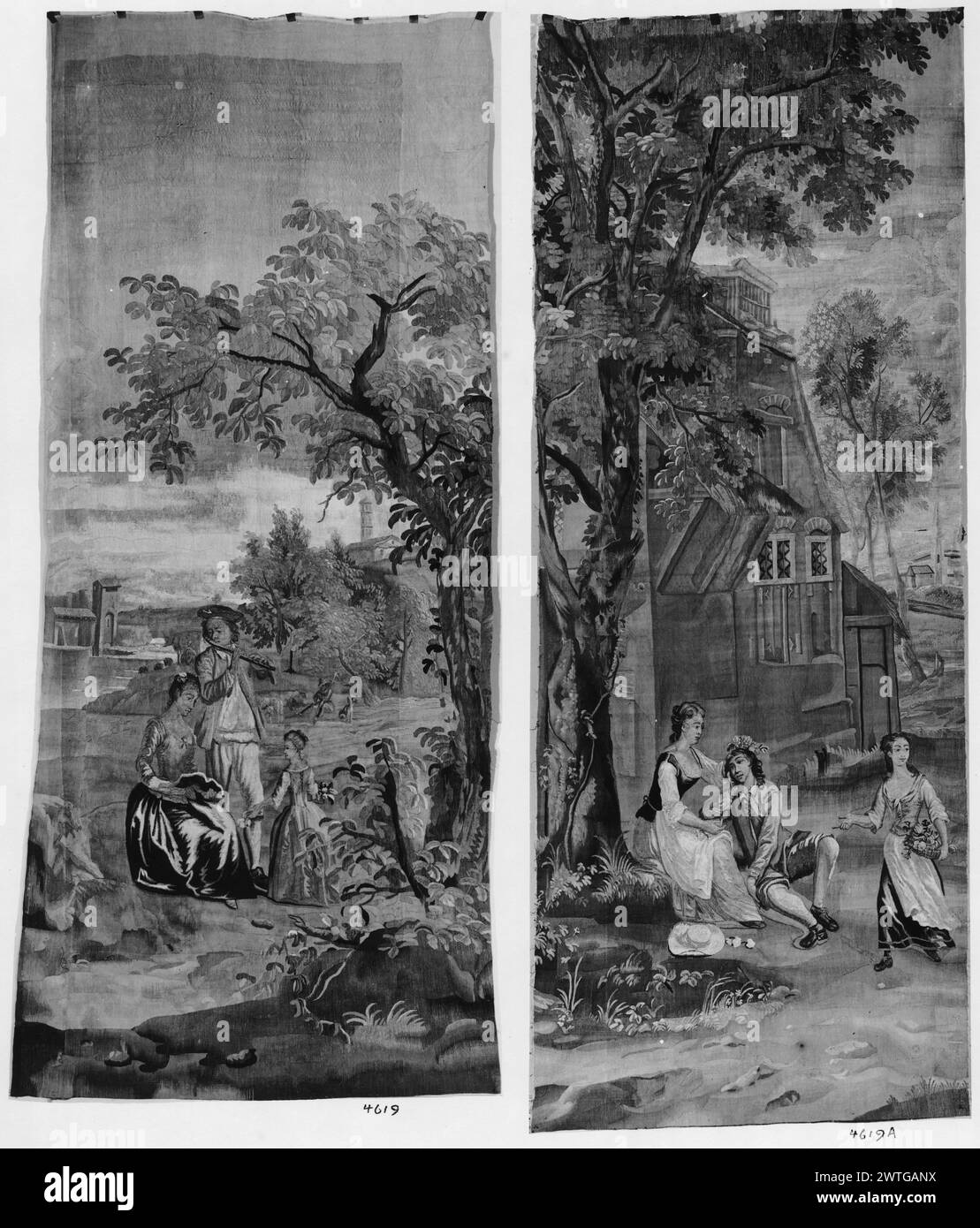 Pastoral scene. Teniers, David II (Flemish, 1610-1690) (designed after ...