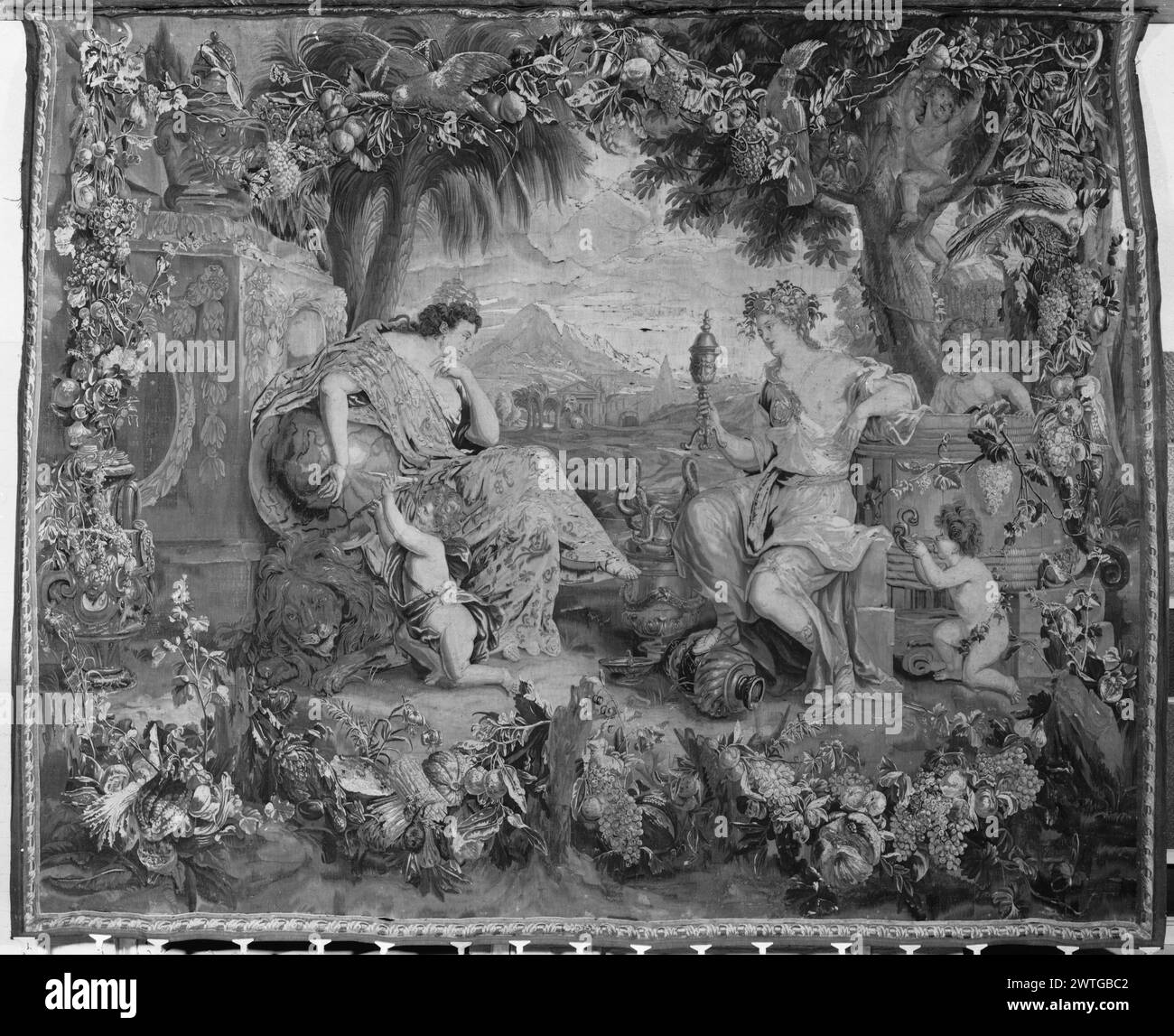 Earth and Autumn . unknown c. 1680-1700 Tapestry Materials/Techniques ...