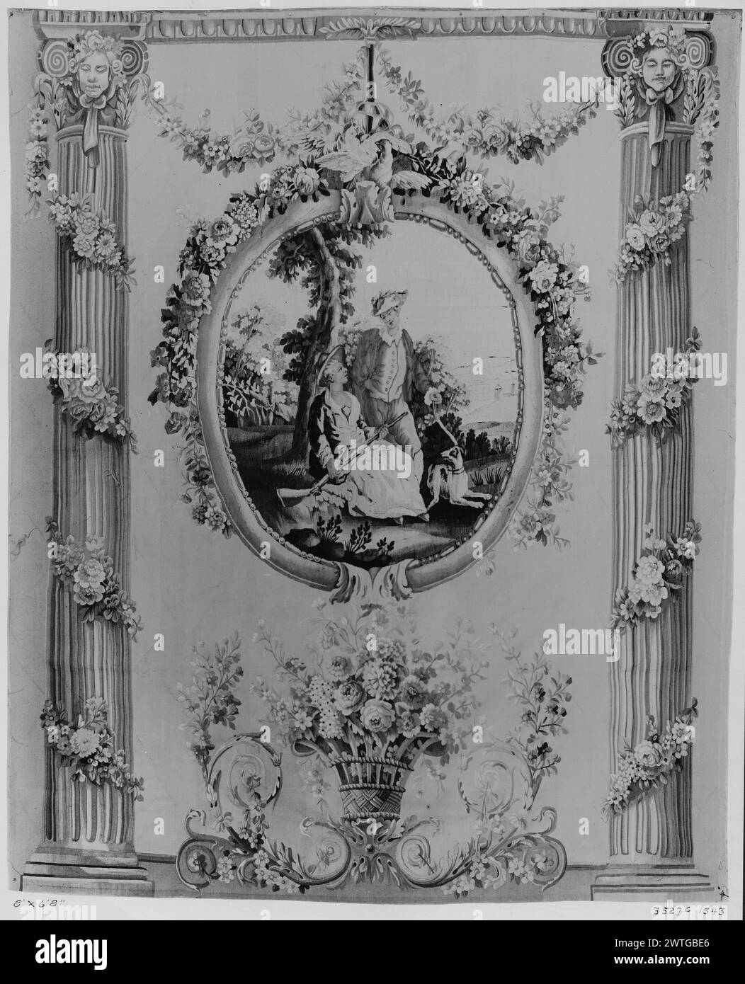 Hunting couple resting. Boucher, François (French, 1703-1770) (designed ...