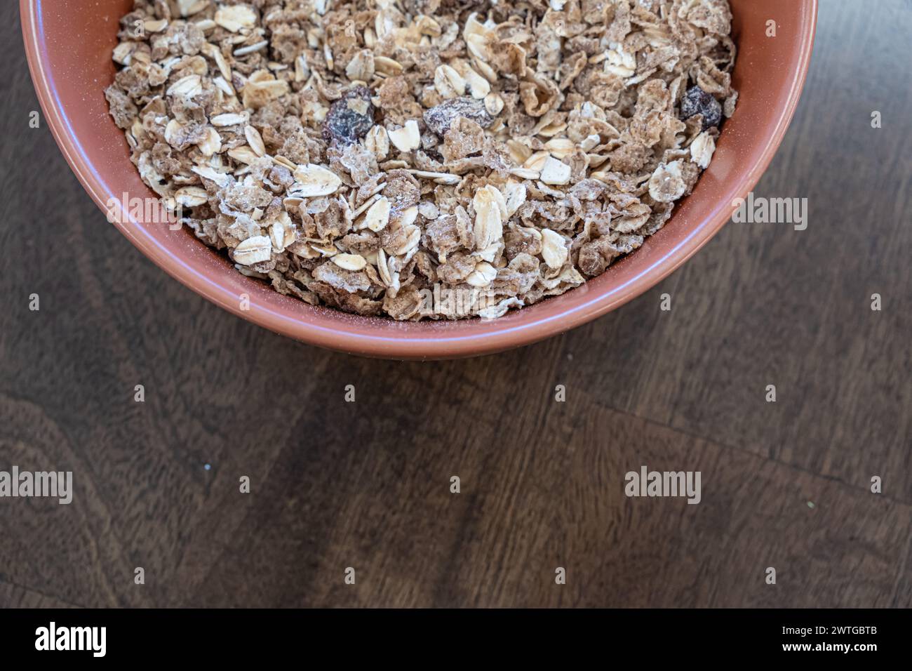 Bowl of Breakfast Muesli Cereal Stock Photo - Alamy