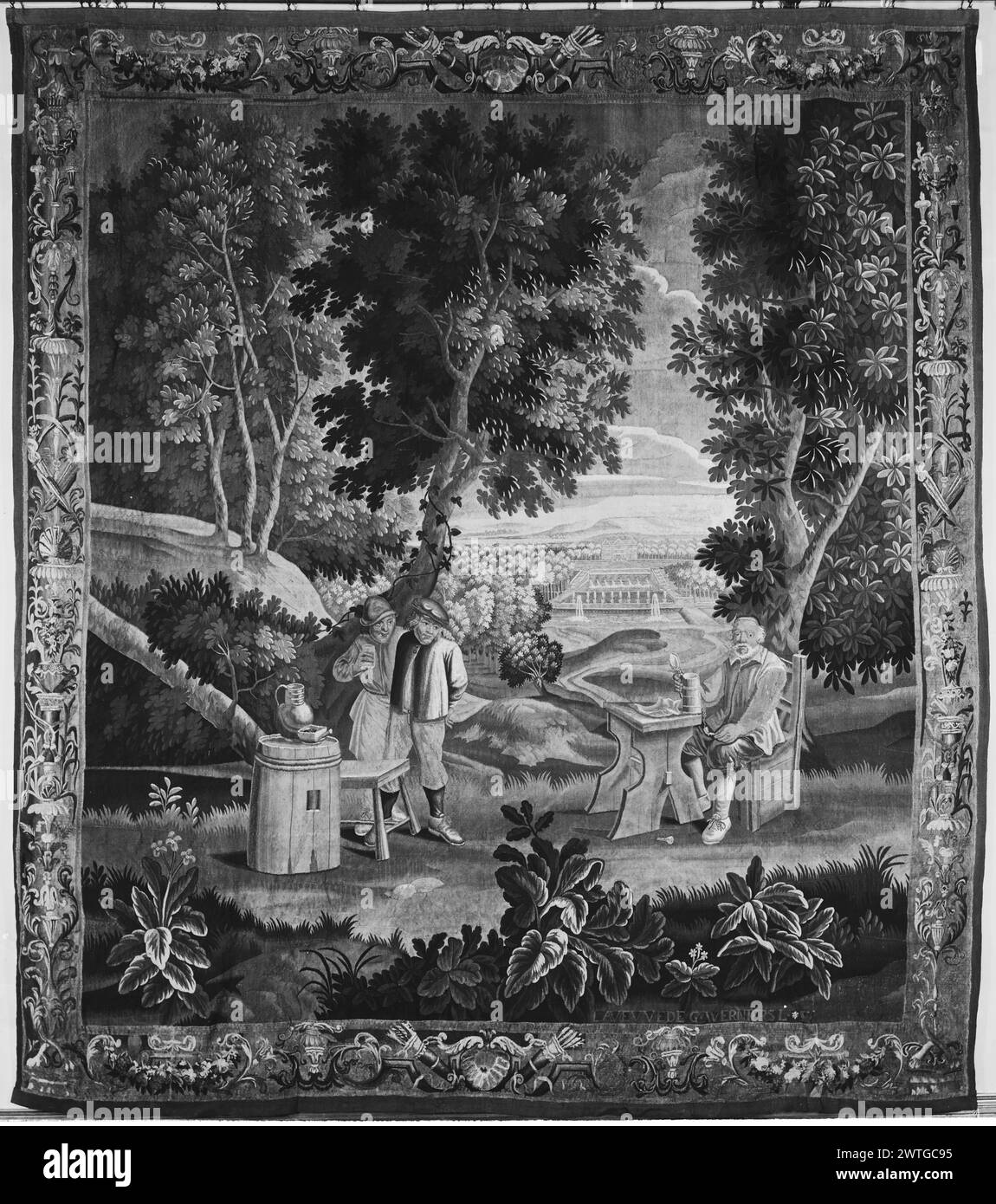 Drinking. Teniers, David II (Flemish, 1610-1690) (designed after ...