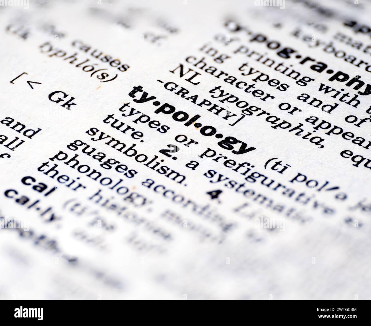 Typology hi-res stock photography and images - Alamy