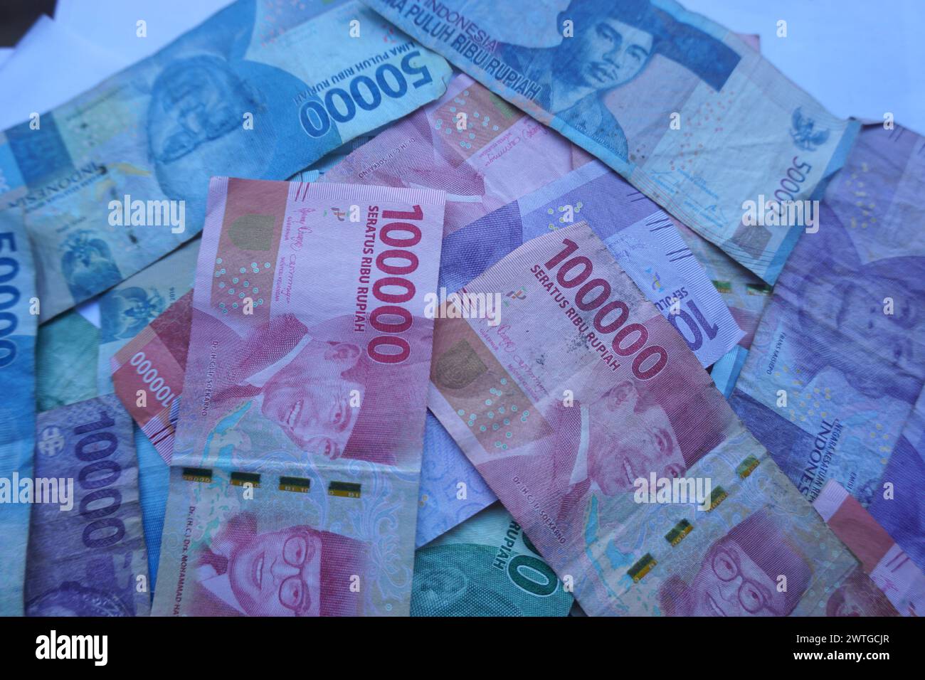 Stock photo of Indonesian rupiah, the official currency of Indonesia ...