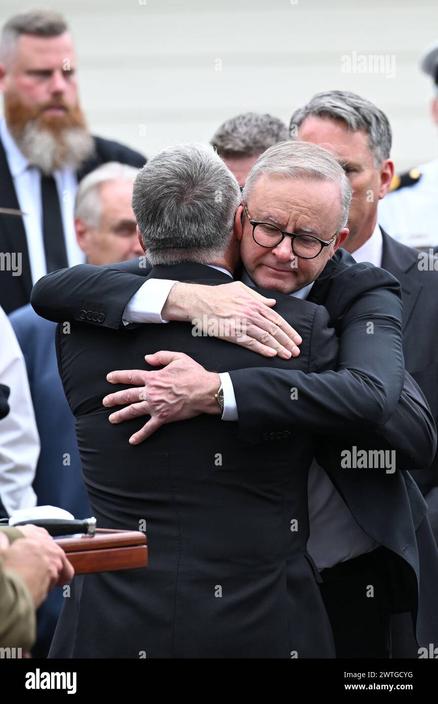 Sydney, Australia. 18th Mar, 2024. Australian Prime Minister Anthony ...