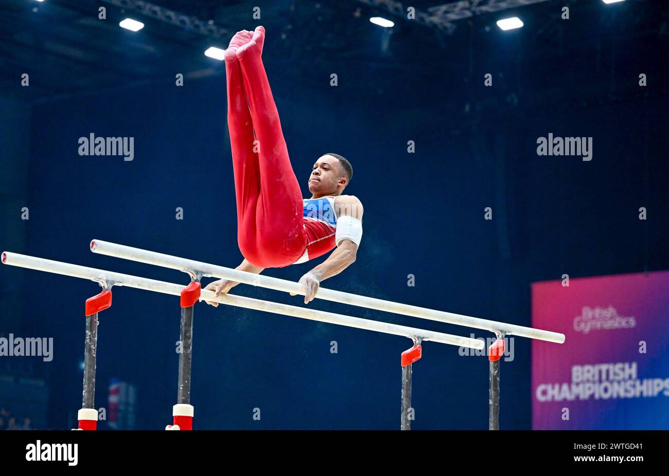 Liverpool, England, UK. 17th Mar, 2024. Joe Fraser in the Mens Parallel ...