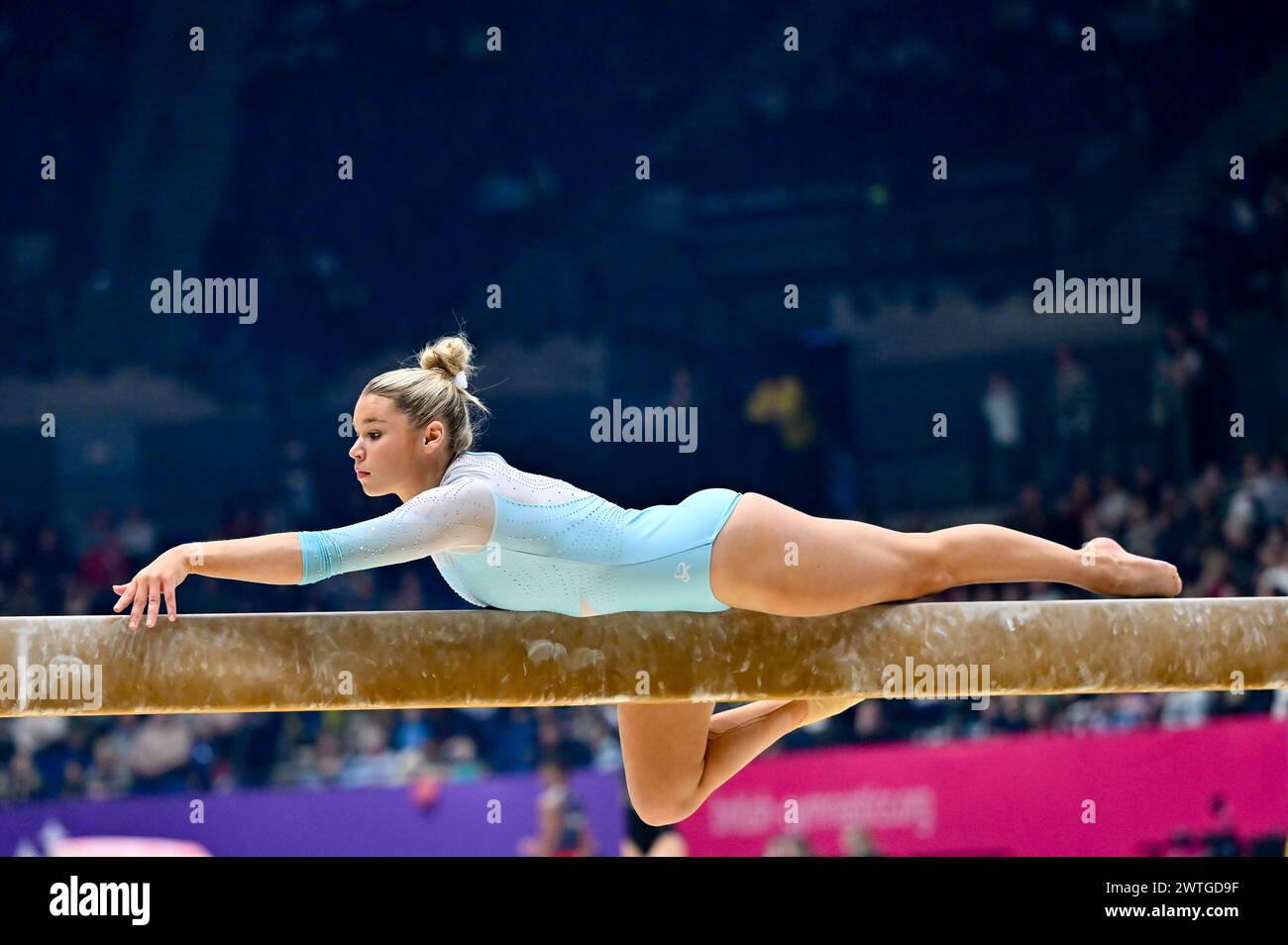 Liverpool, England, UK. 17th Mar, 2024. Charlotte BOOTH in the Womens Beam Final during the ...