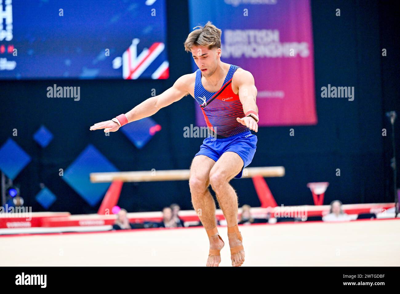 Liverpool, England, UK. 17th Mar, 2024. Sam MOSTOWFI in the Mens Floor ...
